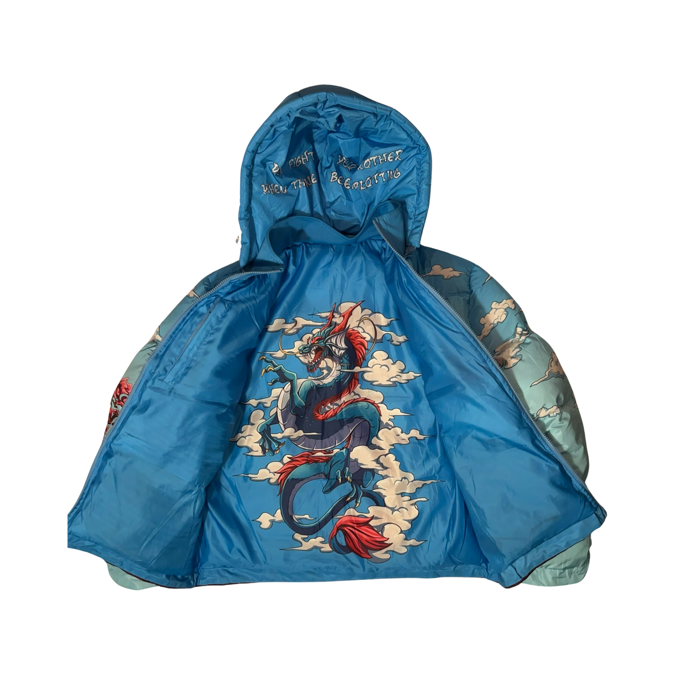 Year Of The Dragon Puffer Jacket